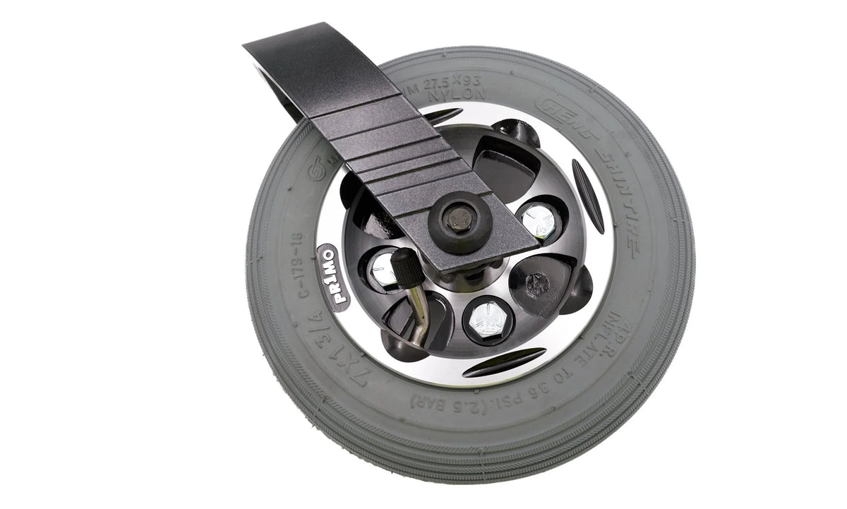 CASTOR 7" CENTRO - Grey Aluminium hub. Pneumatic 20066A – Glide Products